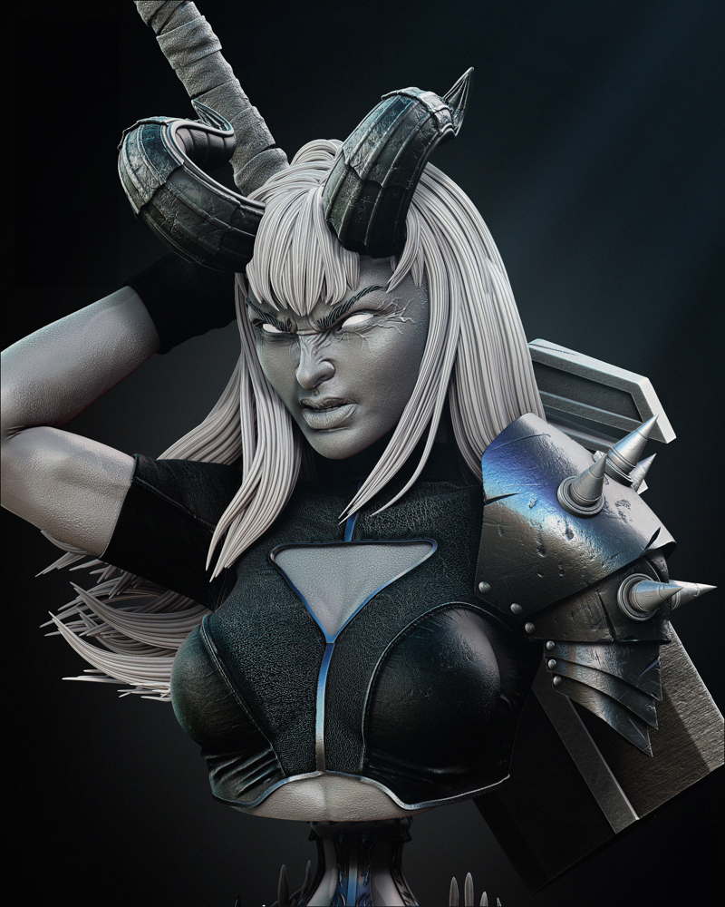 Magic Bust 3D Printed Collectible | Klaxium