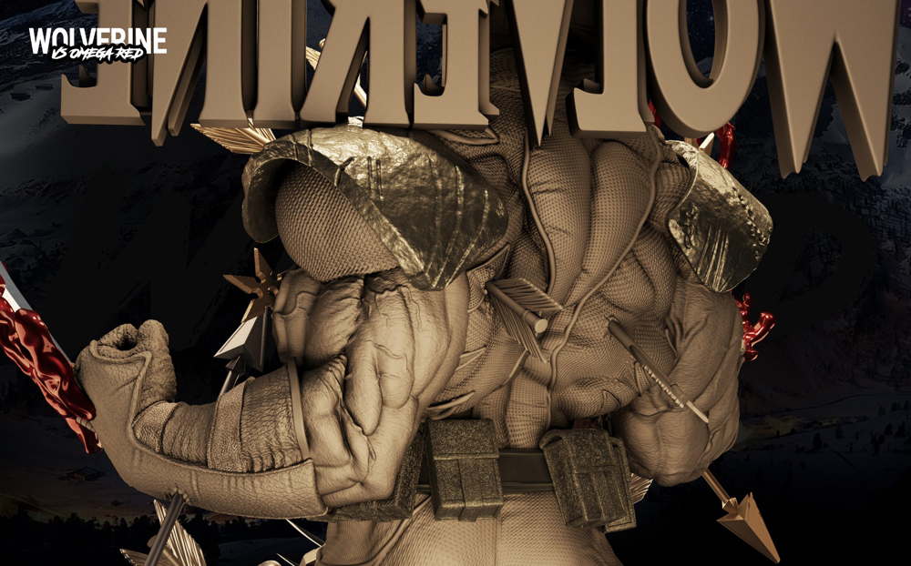 Wolverine – Sculpture Bust – Klaxium