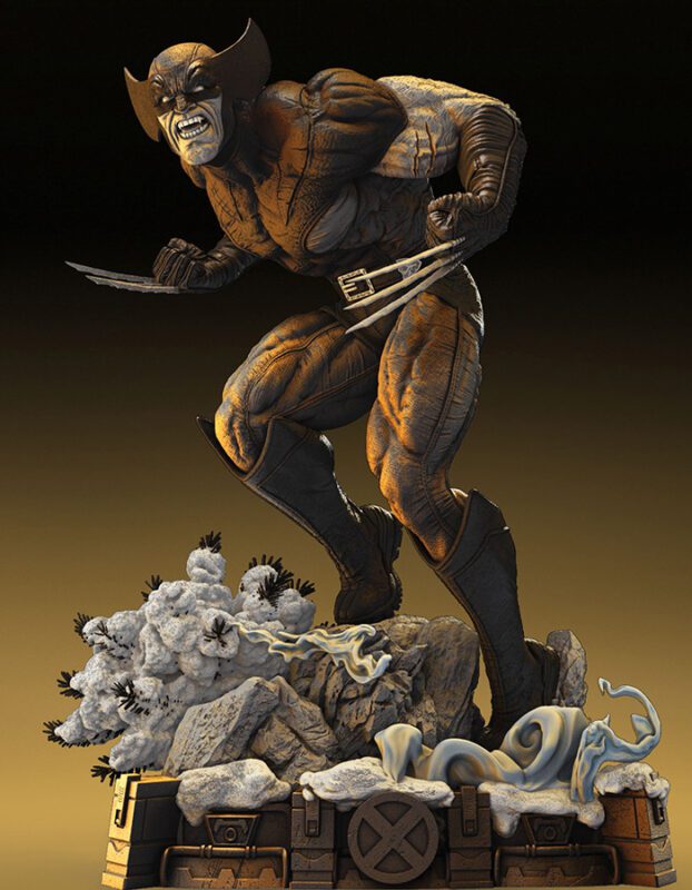 Wolverine – Sculpture - Klaxium