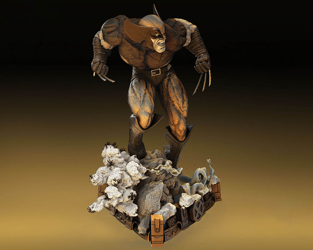 Wolverine – Sculpture - Klaxium