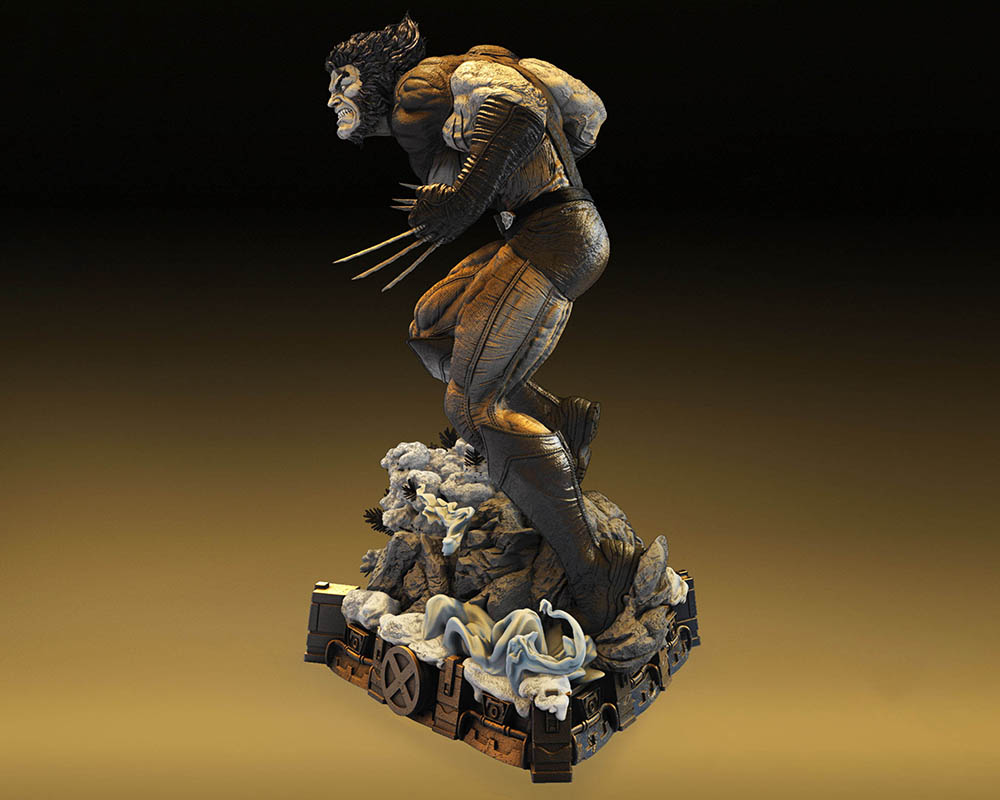 Wolverine – Sculpture - Klaxium