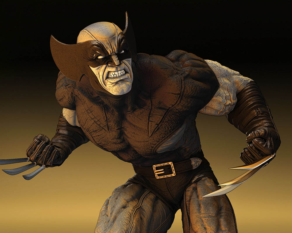 Wolverine – Sculpture - Klaxium