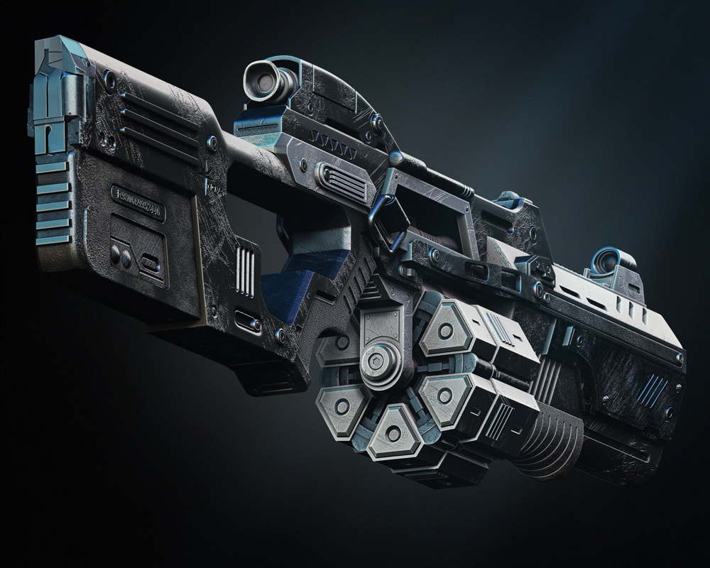 Gamora Blaster – Weapon - Klaxium
