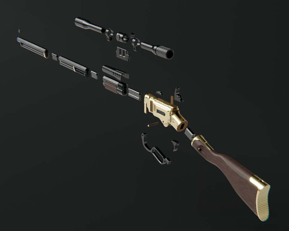 Mandalorian Repeater Blaster – Weapon - Klaxium