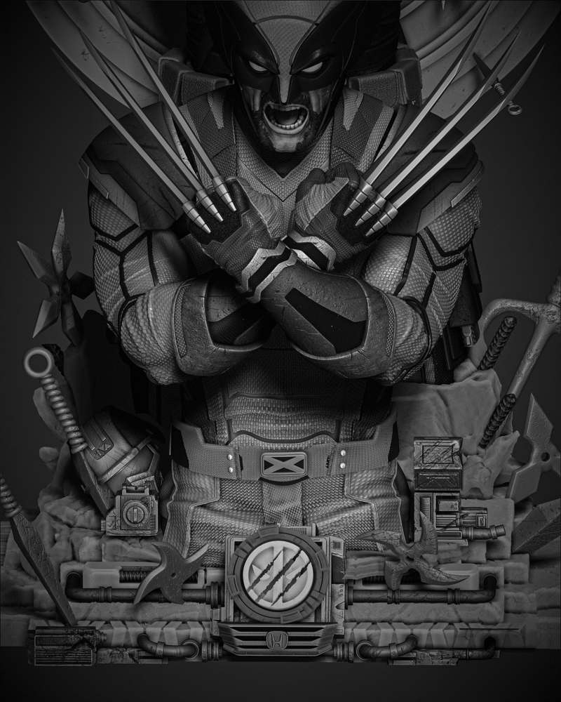 Deadpool and Wolverine – Bust Diorama – Klaxium