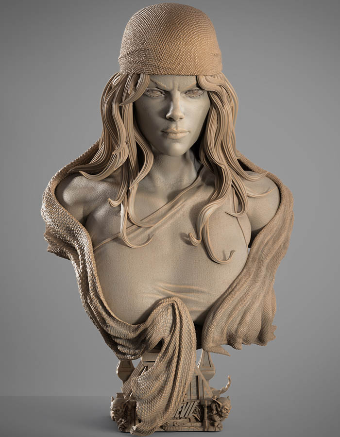 Electra – Portrait Bust - Klaxium