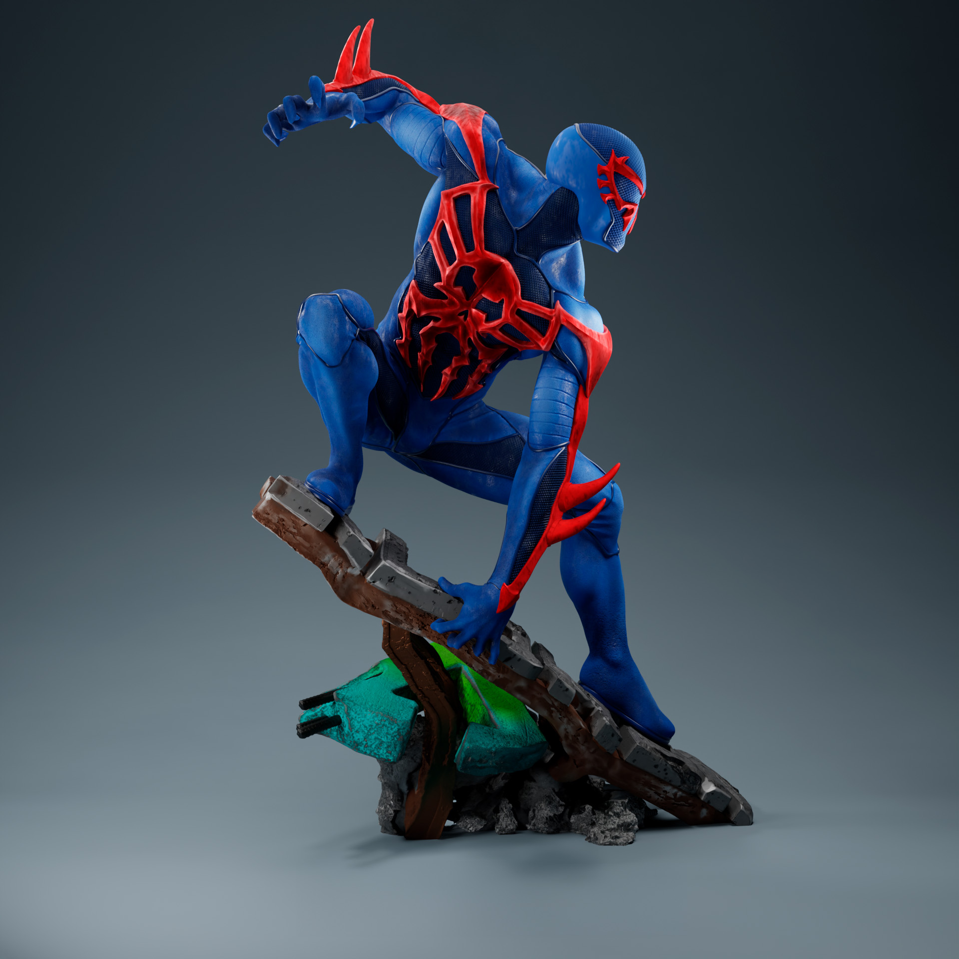 Spider Man 2099 – Sculpture – Klaxium