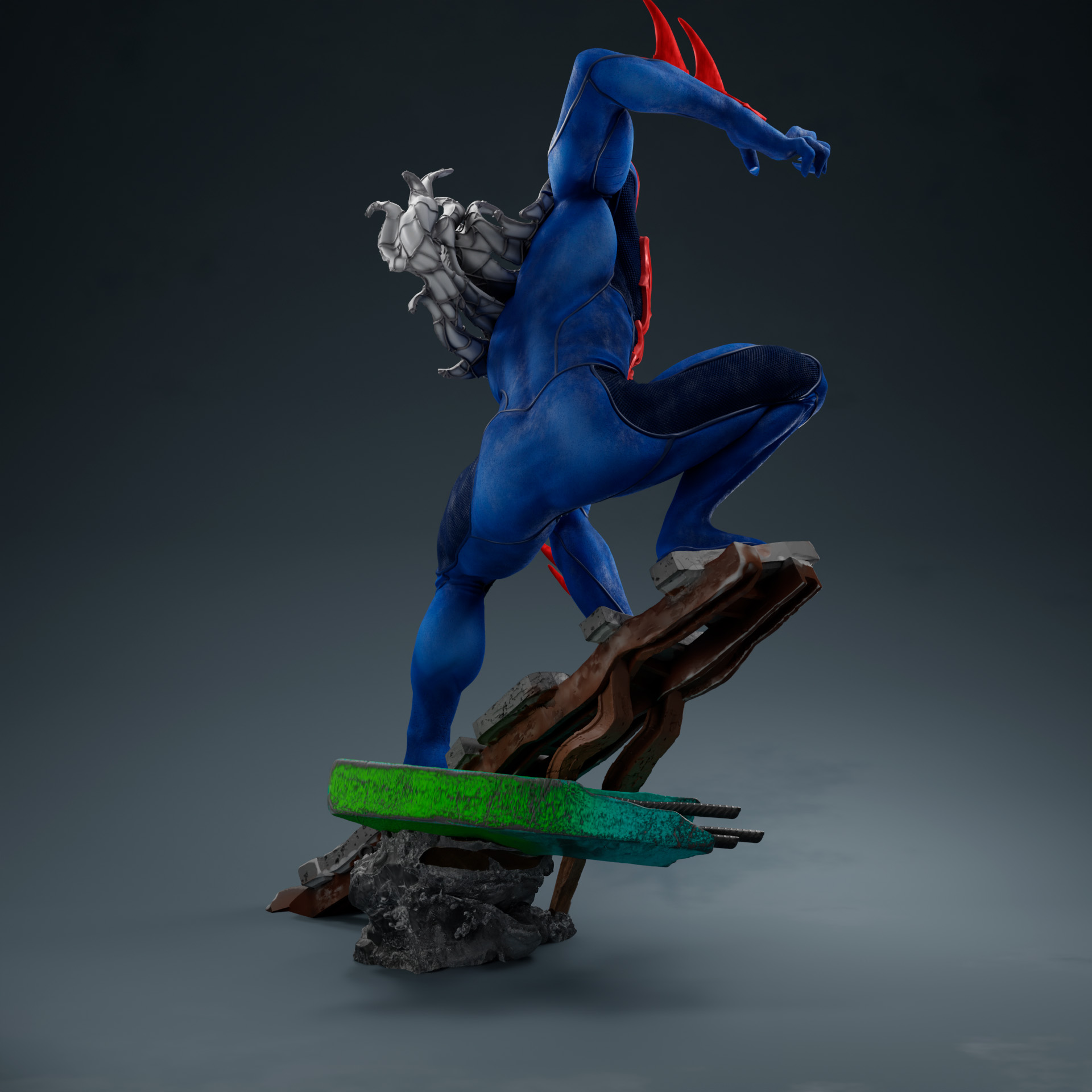 Spider Man 2099 – Sculpture – Klaxium
