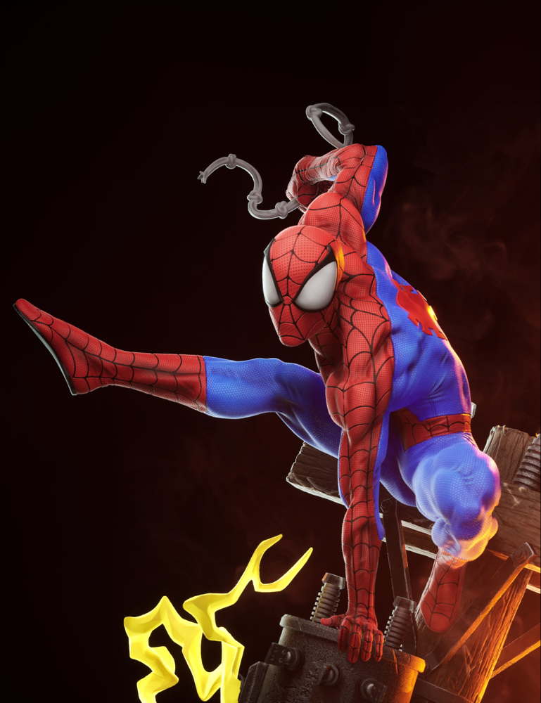 Spider Man – Sculpture - Klaxium