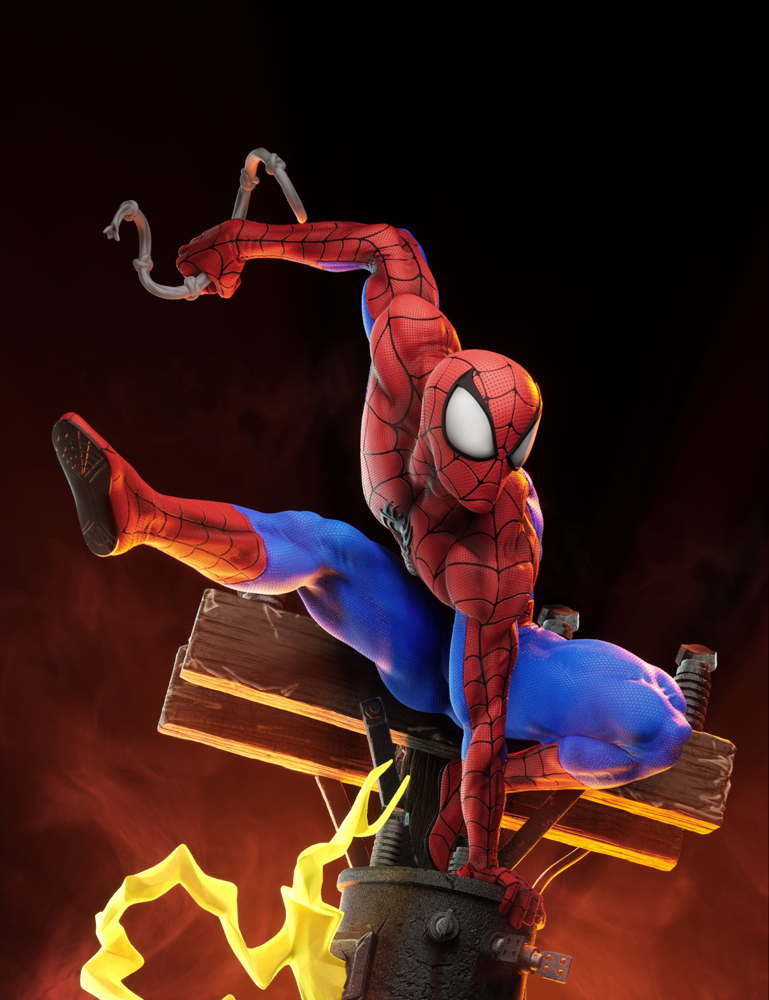 Spider Man – Sculpture - Klaxium