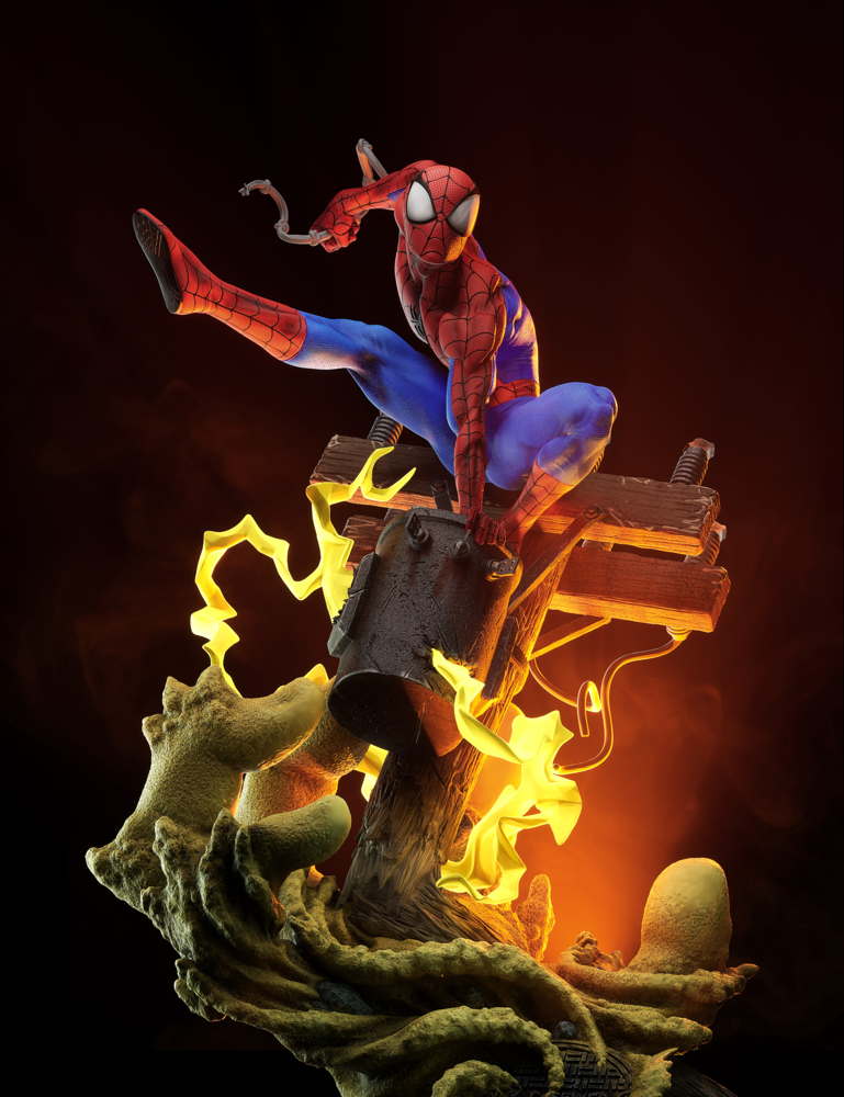 Spider Man – Sculpture - Klaxium