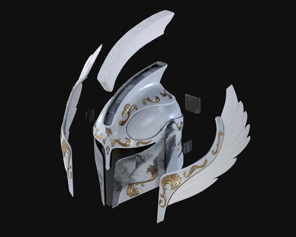 Angelic Mando – Helmet - Klaxium