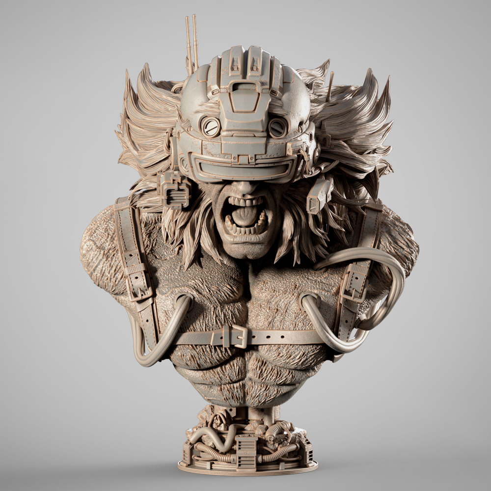 Weapon X – Portrait Bust – Klaxium