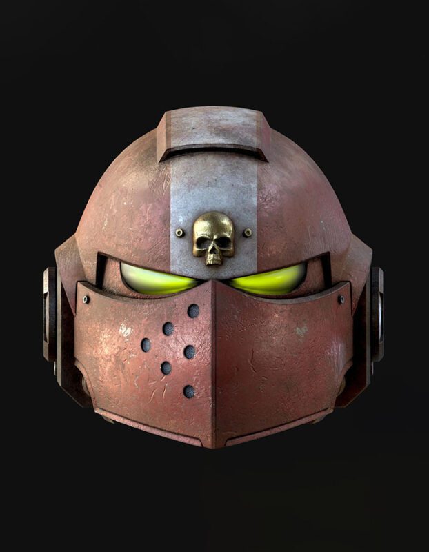Space Marine – Secret Level – Helmets - Klaxium