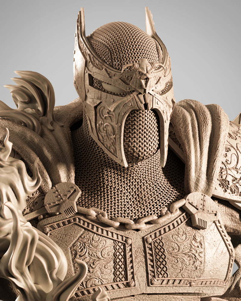 Medieval Spawn – Portrait Bust - Klaxium