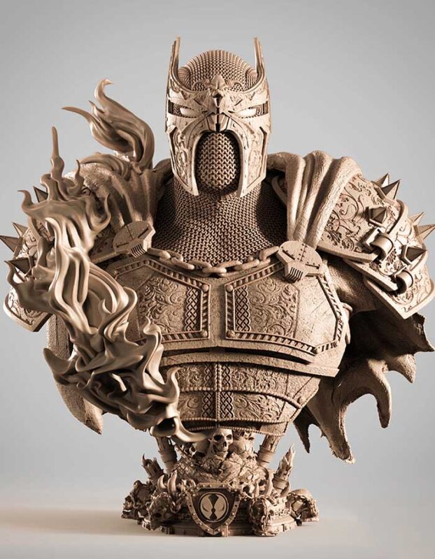 Medieval Spawn – Portrait Bust - Klaxium