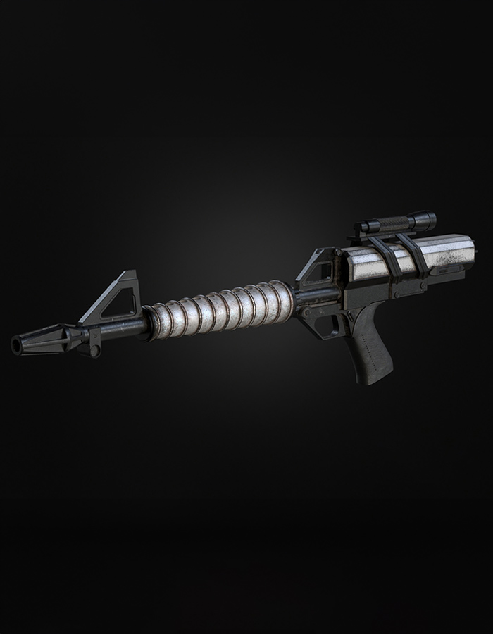 Spaceballs Trooper Weapon 3D Printed Collectible | Klaxium