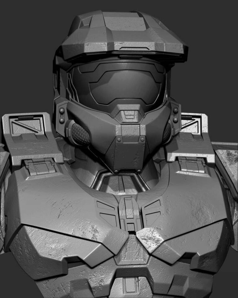 Master Chief – Portrait Bust - Klaxium